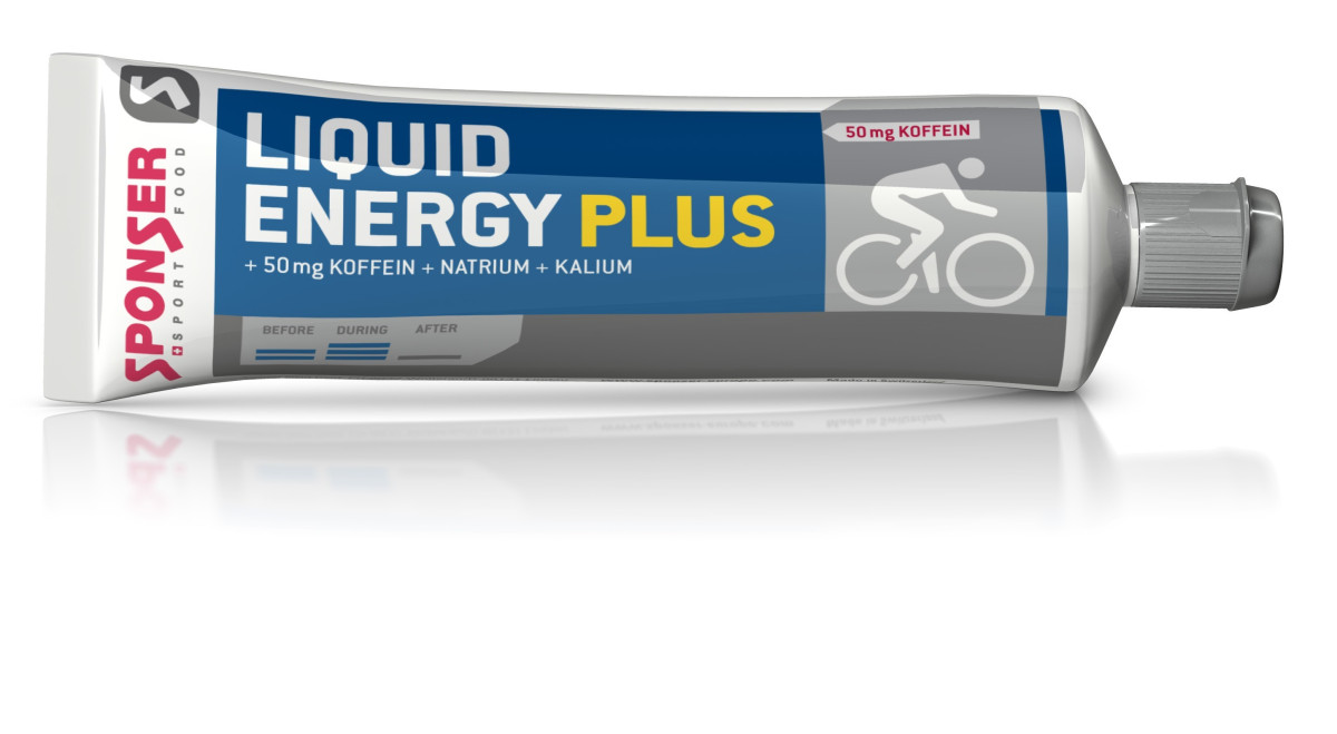Sponser Liquid Energy Plus - 20 x 70 gram - Sponser - Energiegels ...